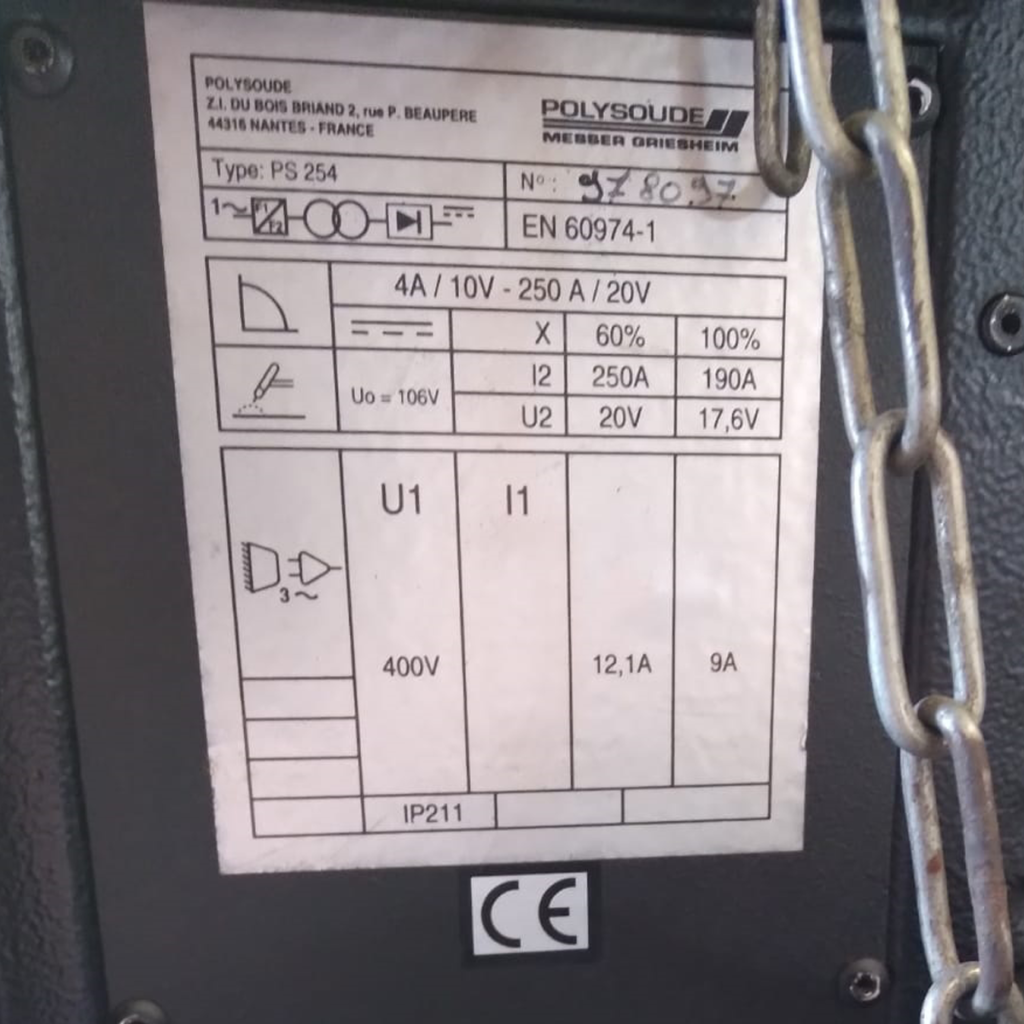 POLYSOUDE PS 254: la máquina de soldar confiable y precisa para tus proyectos - Suministros ATI